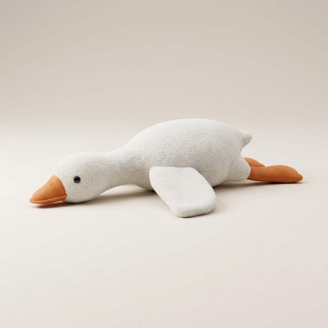 XL Giant Goose Plush Toy Soft Body Pillow for Kids Long Cuddle Plush C ...